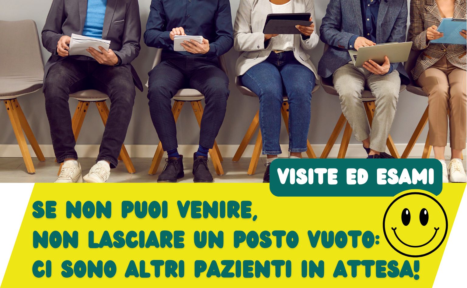 SE NON PUOI VENIRE, NON LASCIARE UN POSTO VUOTO: RICORDATI DI DISDIRE ...